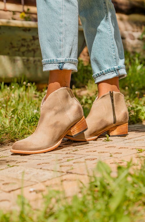 FREEBIRD FREEBIRD Suede Zip Up Ankle Boots